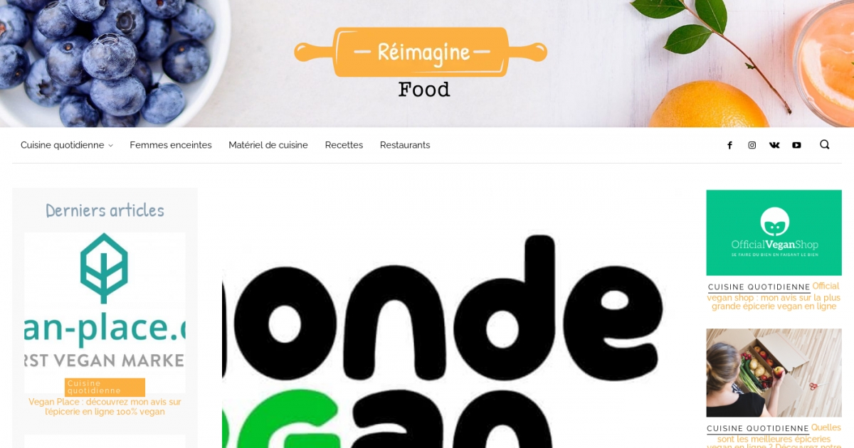 Reimagine-food.com, adresse et avis sur Le Bottin