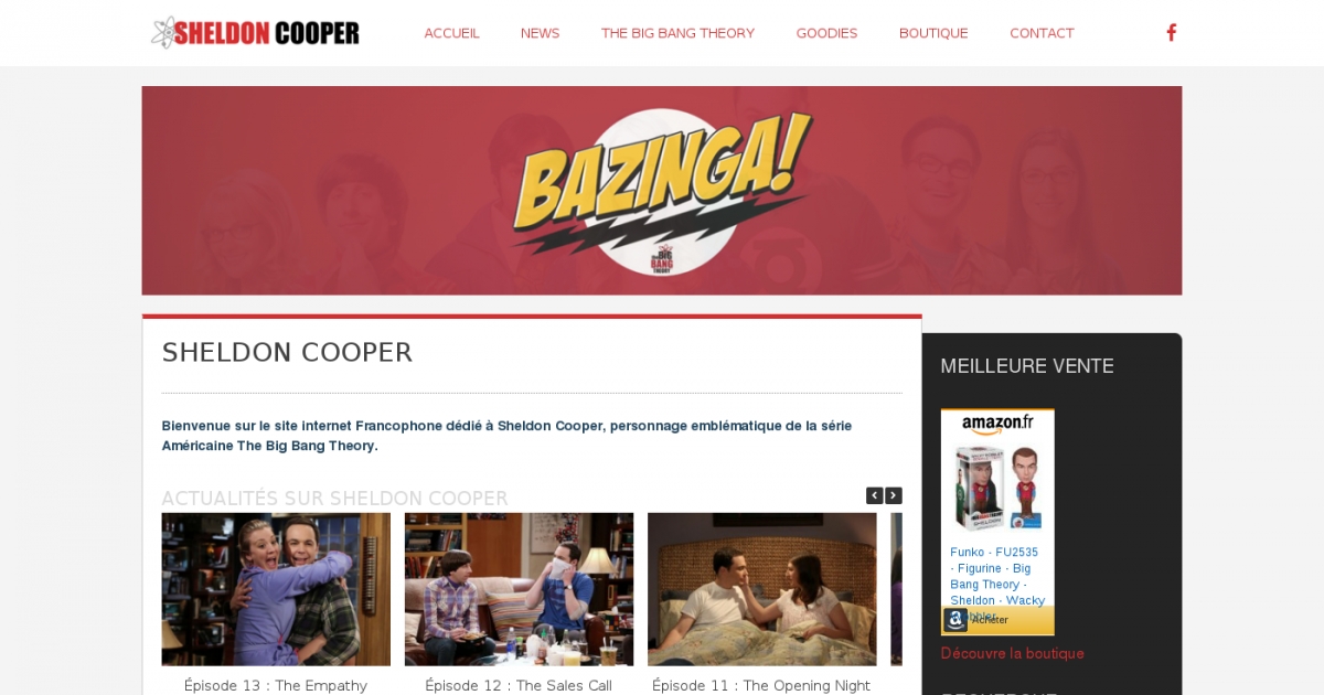Sheldon Cooper : tout sur The Big Bang Theory