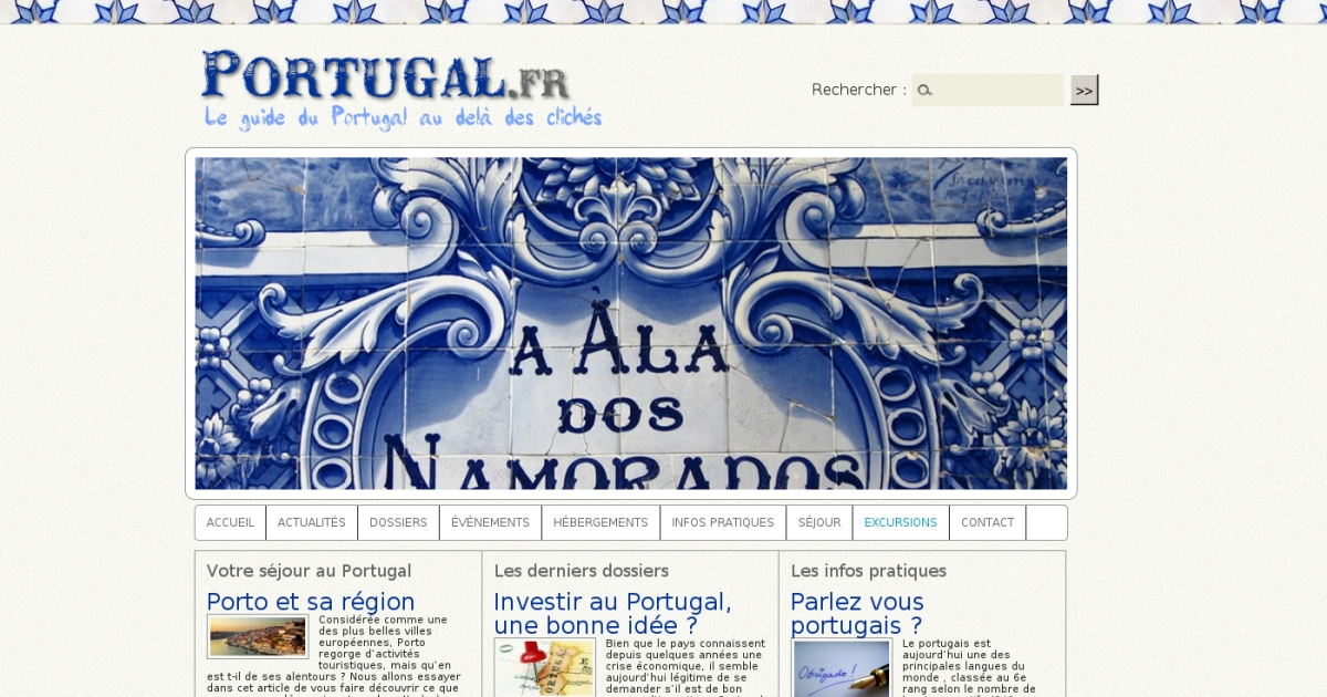 Guide touristique et culturel dédié au Portugal