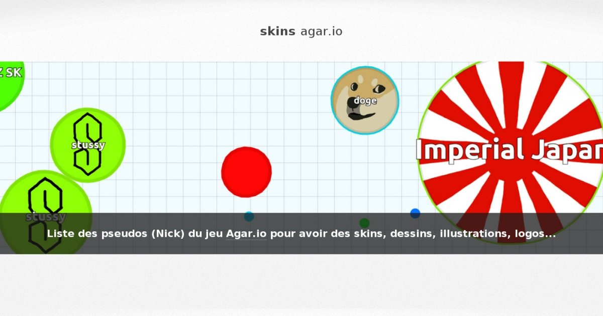 Skins Agar.io, Codes de personnalisation de l’interface du jeu Agar.io