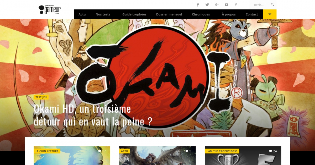 Je suis un gameur.com, un blog pro pour les fans de jeux vidéo